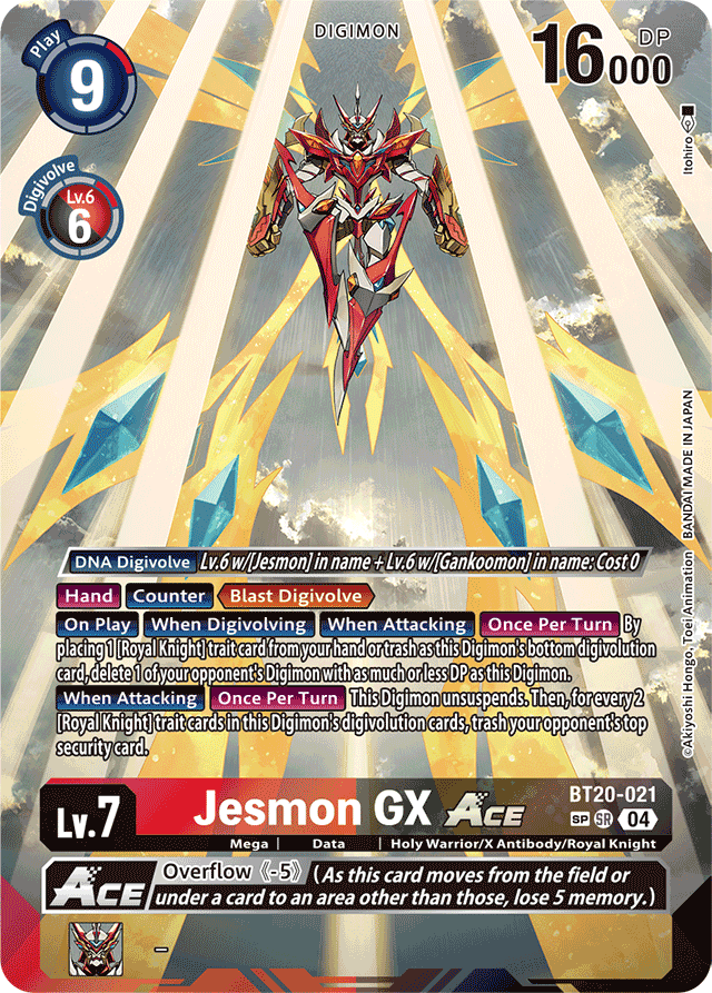 BT20-021 Jesmon GX ACE (Alternative Art - SP) | Guild Dreams