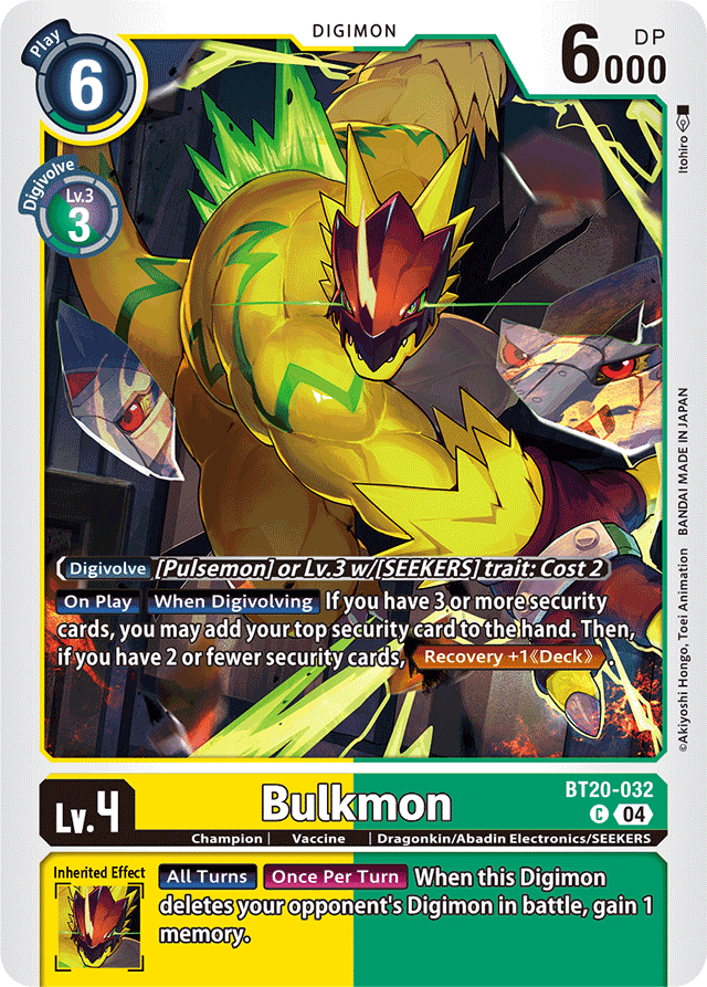 BT20-032 Bulkmon | Guild Dreams