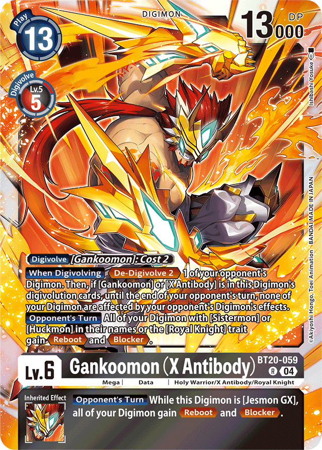 BT20-059 Gankoomon (X Antibody) | Guild Dreams