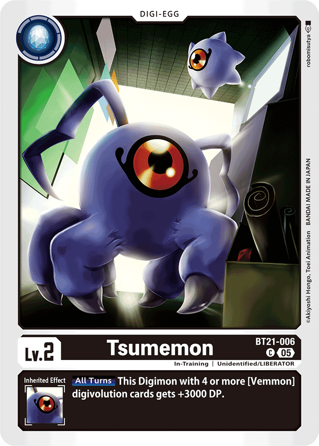 BT21-006 Tsumemon | Guild Dreams