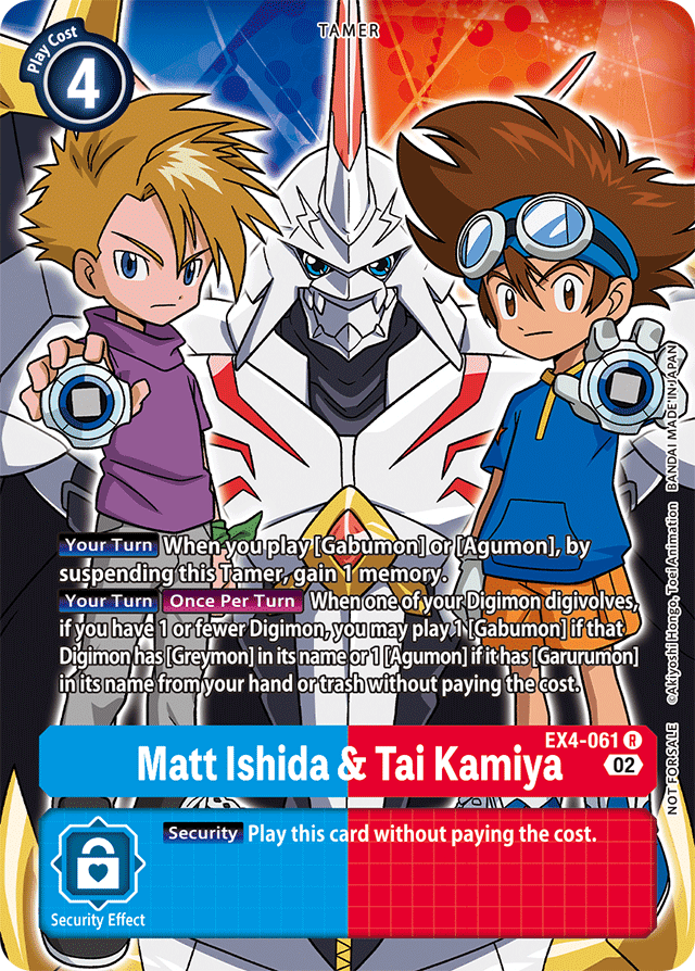 EX4-061 Matt Ishida & Tai Kamiya (Alternative Art) | Guild Dreams
