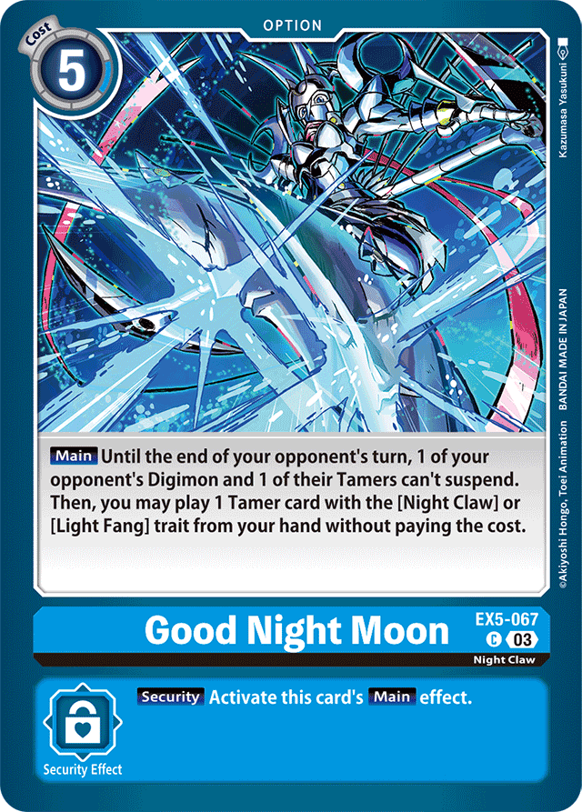 EX5-067 Good Night Moon | Guild Dreams