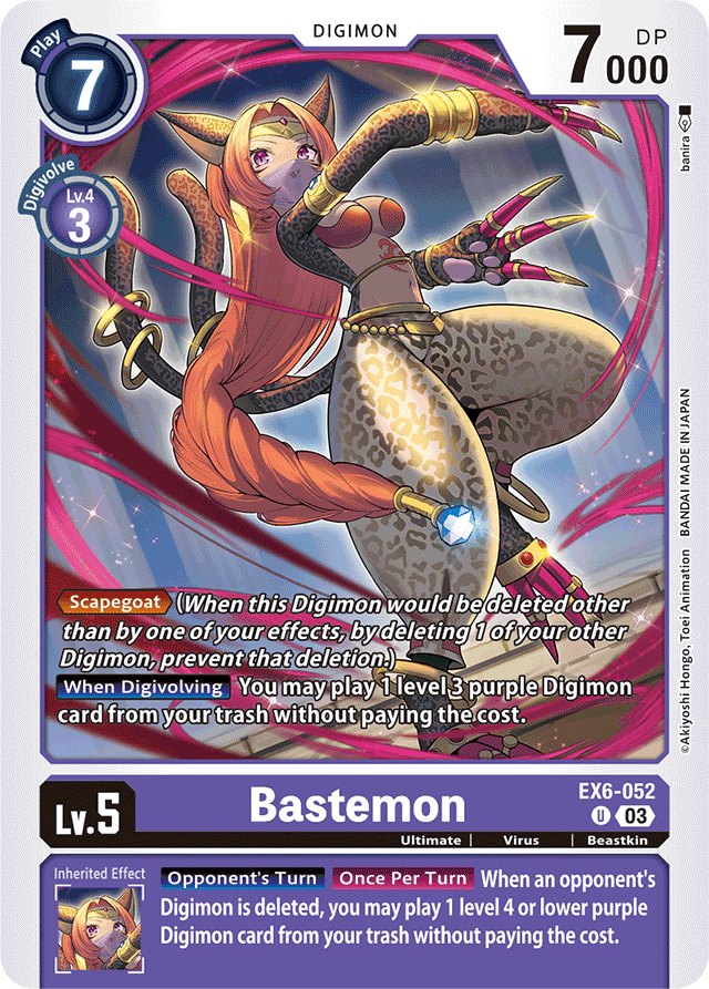 EX6-052 Bastemon | Guild Dreams