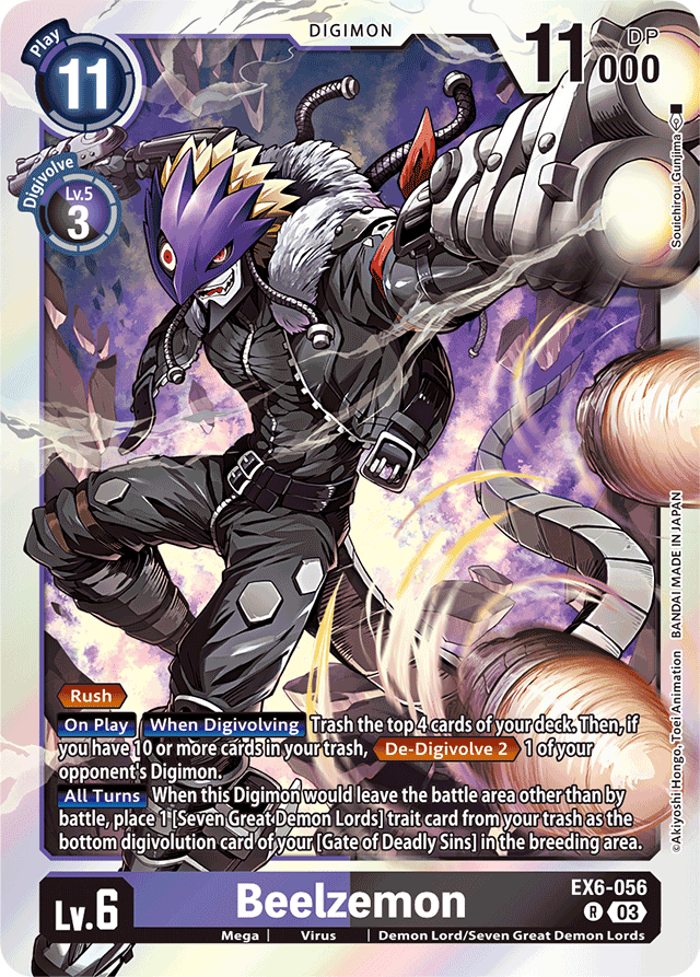 EX6-056 Beelzemon | Guild Dreams