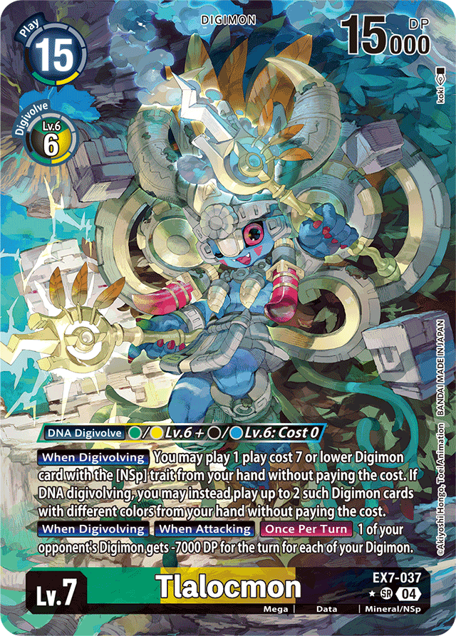 EX7-037 Tlalocmon (Alternative Art) | Guild Dreams
