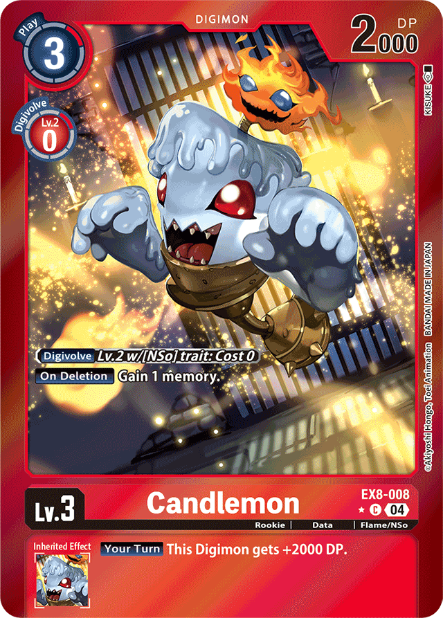 EX8-008 Candlemon (Alternative Art) | Guild Dreams