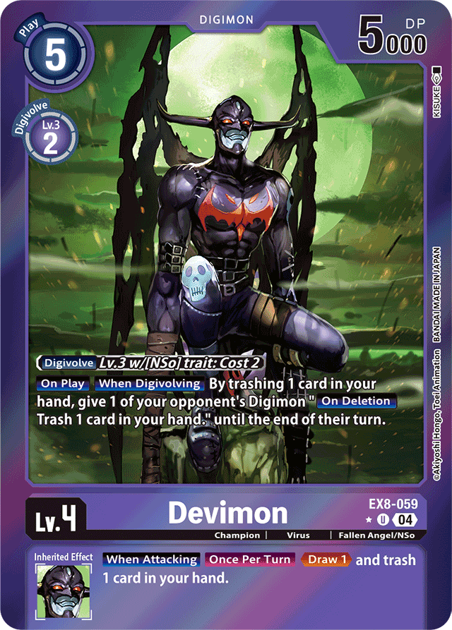EX8-059 Devimon (Alternative Art) | Guild Dreams