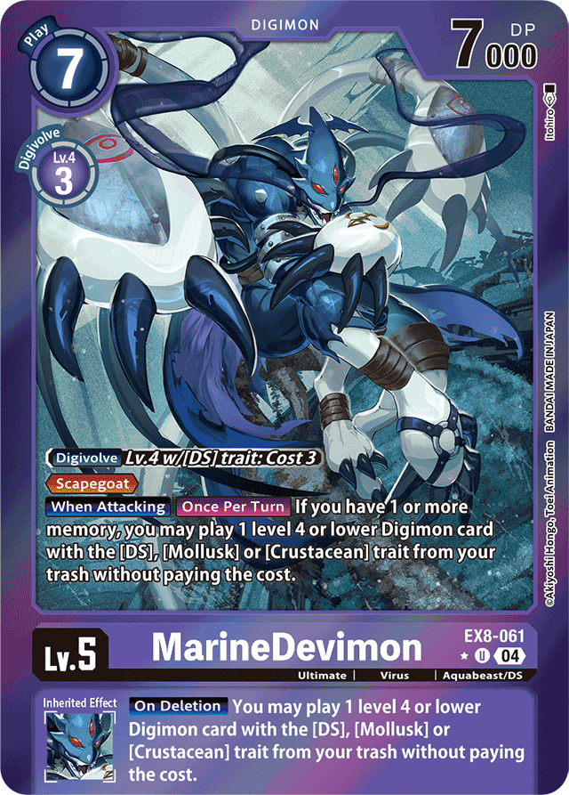 EX8-061 MarineDevimon (Alternative Art) | Guild Dreams