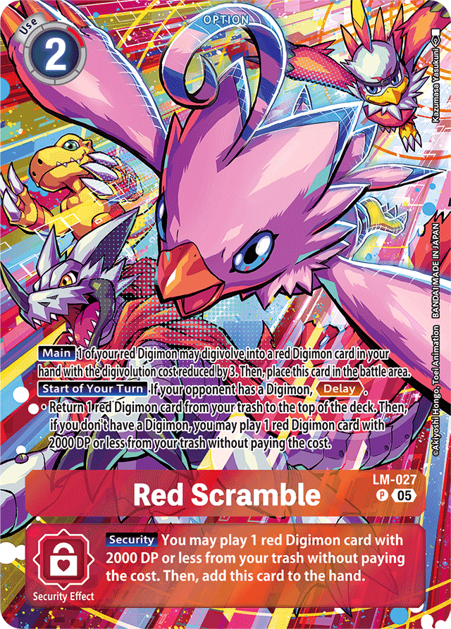 LM-027 Red Scramble (Alternative Art - ST21) | Guild Dreams