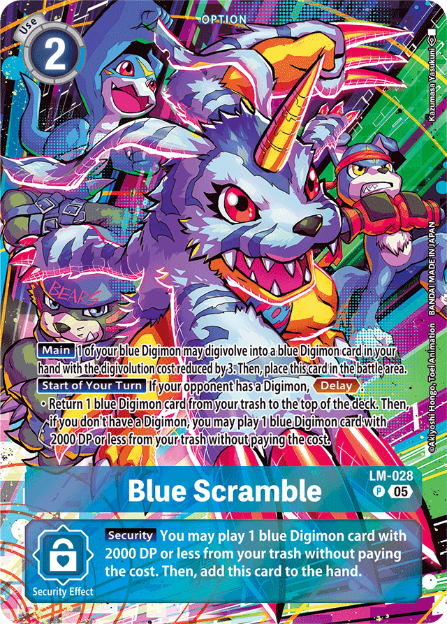 LM-028 Blue Scramble (Alternative Art - ST21) | Guild Dreams