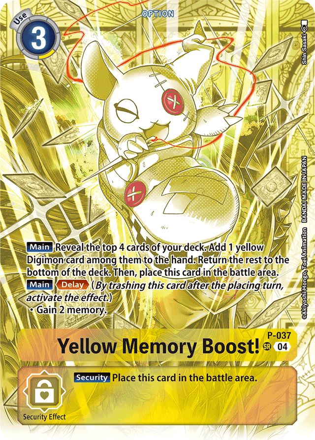 P-037 Yellow Memory Boost! (Alternative Art - ST19) | Guild Dreams