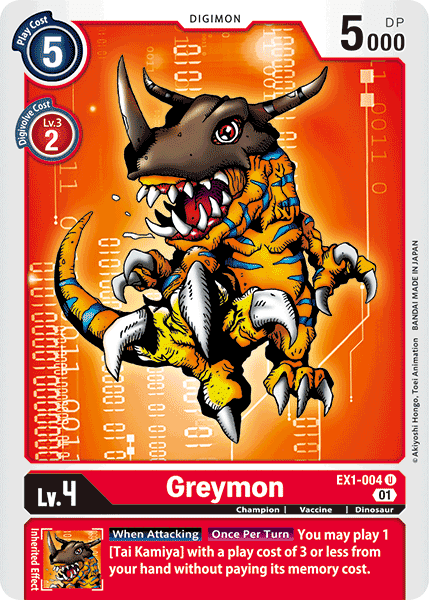 EX1-004 Greymon | Guild Dreams