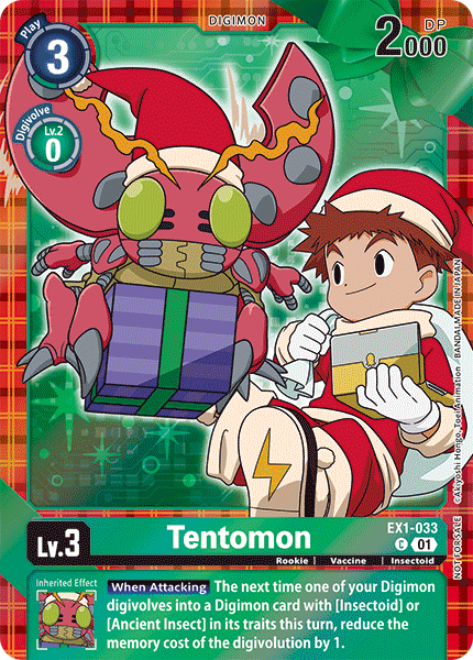EX1-033 Tentomon (Alternate Art - WH2023) | Guild Dreams