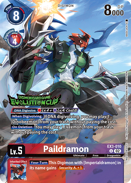 EX3-010 Paildramon (Alternative Art - ECP) | Guild Dreams