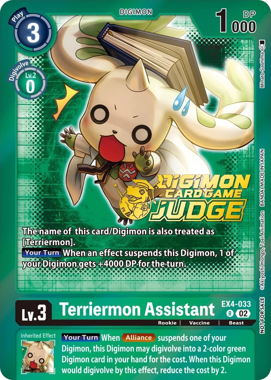 EX4-033 Terriermon Assistant (Judge) | Guild Dreams
