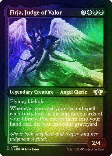 MUL 0105 Firja, Judge of Valor (Foil Etched) | Guild Dreams