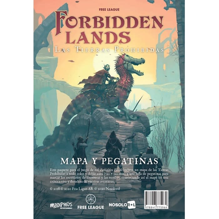 Forbidden Lands: Mapa y pegatinas | Guild Dreams