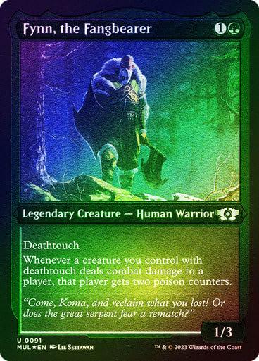 MUL 0091 Fynn, the Fangbearer (Foil Etched) | Guild Dreams