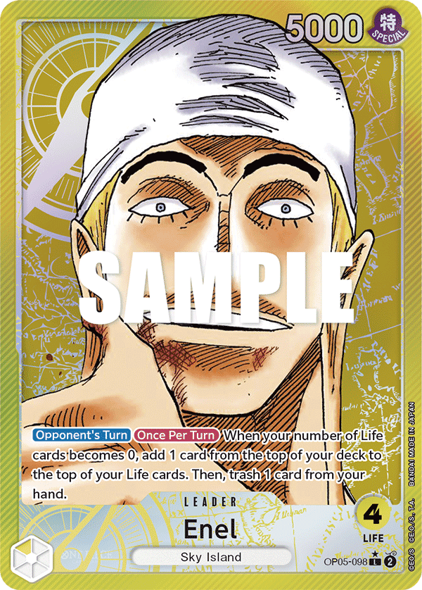 OP05-098 Enel (Alternative Art) | Guild Dreams
