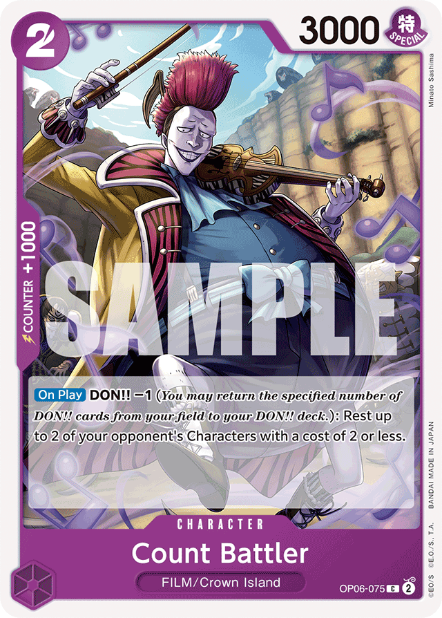 OP06-075 Count Battler | Guild Dreams