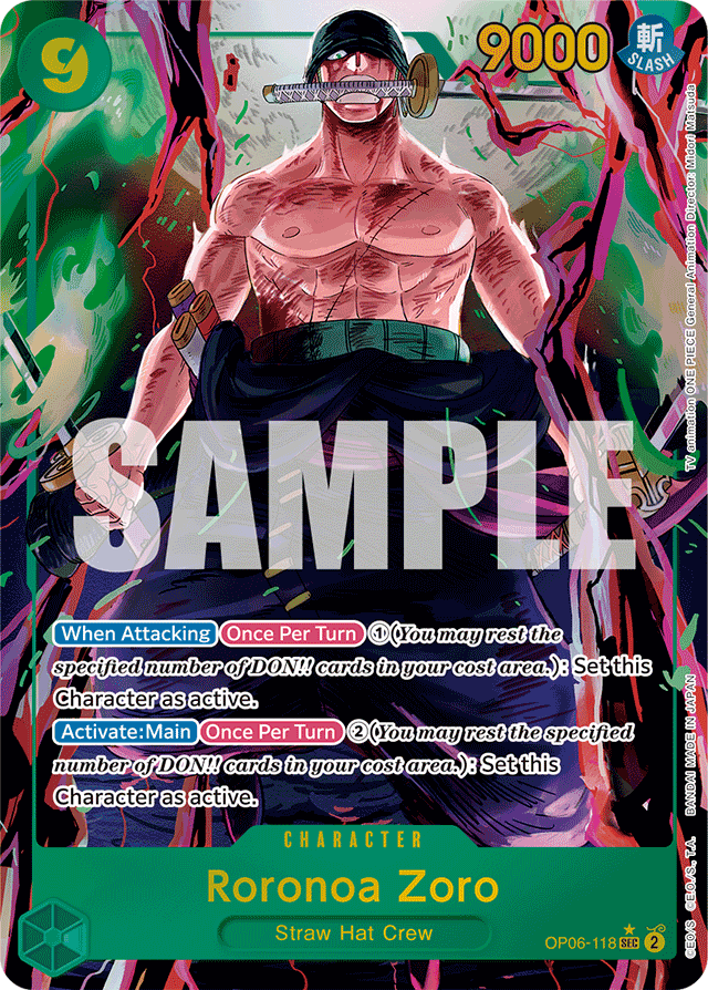 OP06-118 Roronoa Zoro (Alternative Art) | Guild Dreams