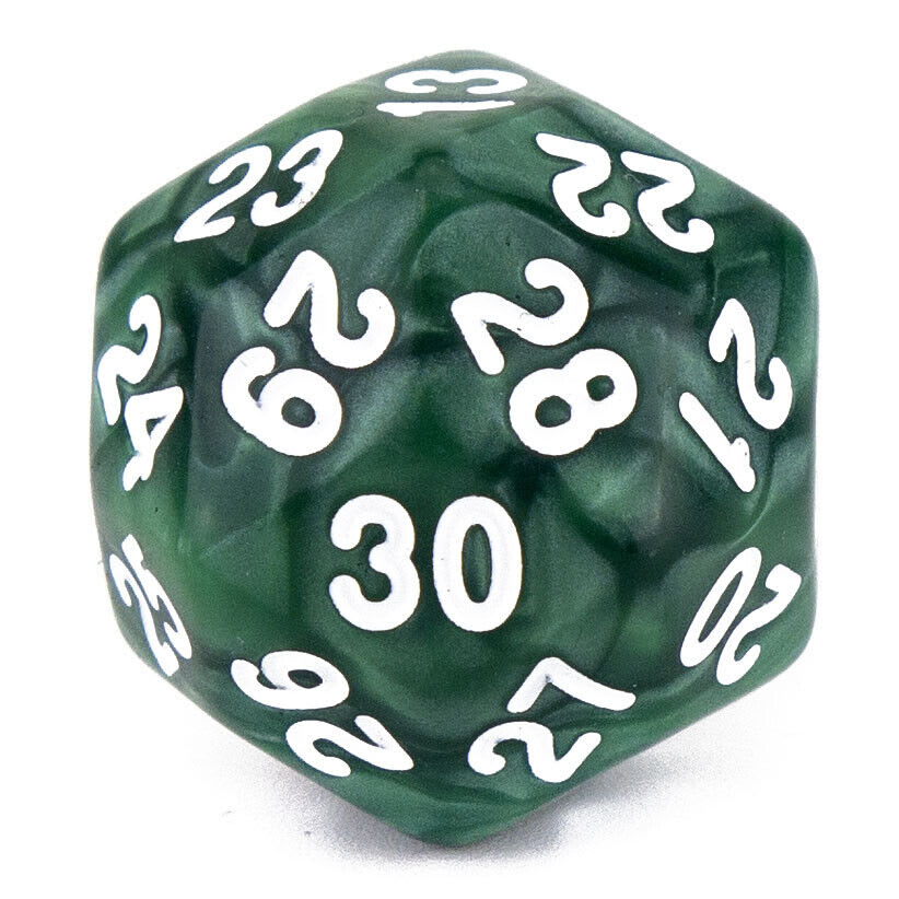 Dado D30 Caras: Opaco - Verde | Guild Dreams