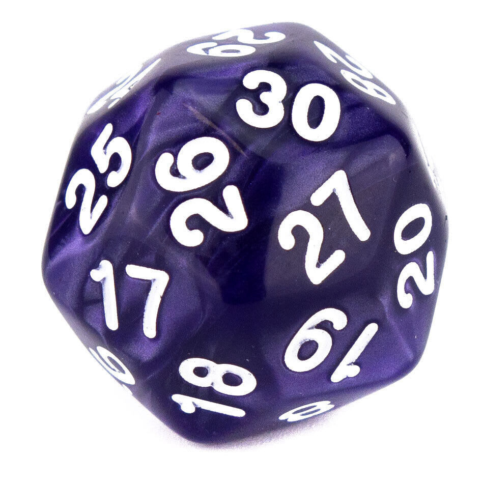 Dado D30 Caras: Opaco - Morado | Guild Dreams