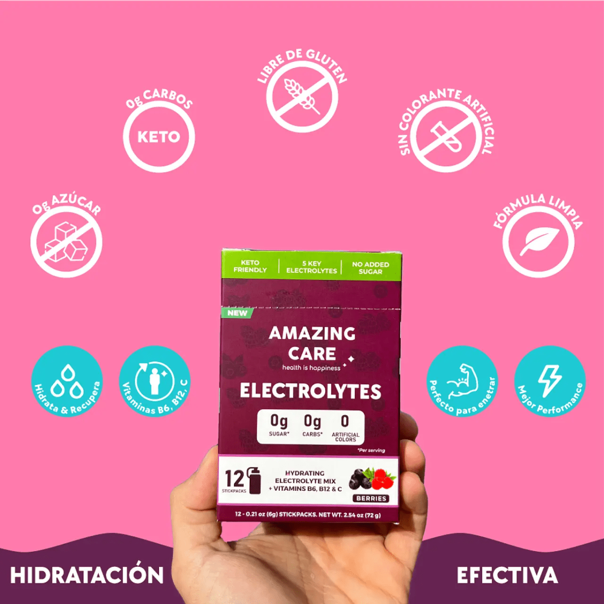 Electrolitos Amazing Care | Cábala Bioalmacén