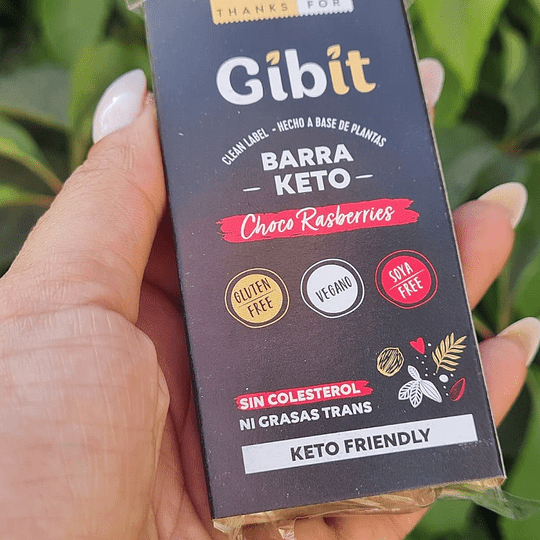 Barra Keto Gibit Choco Berries | Cábala Bioalmacén