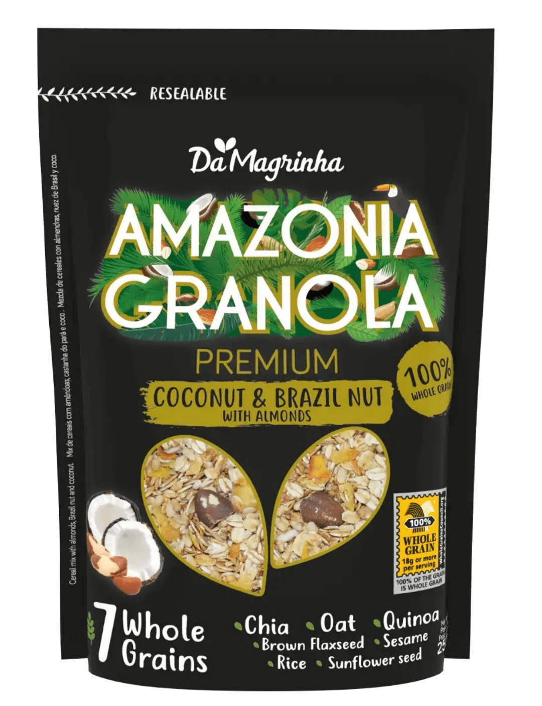 Granola Amazonia Coconut & Brazil Nut 250 gramos | Cábala Bioalmacén