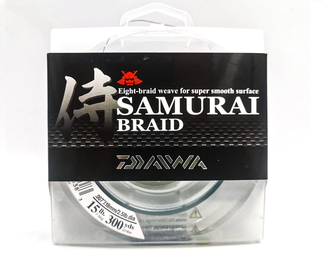 MULTIFILAMENTO DAIWA SAMURAI BRAID 0.18mm 274 M | Uncromagnon ...