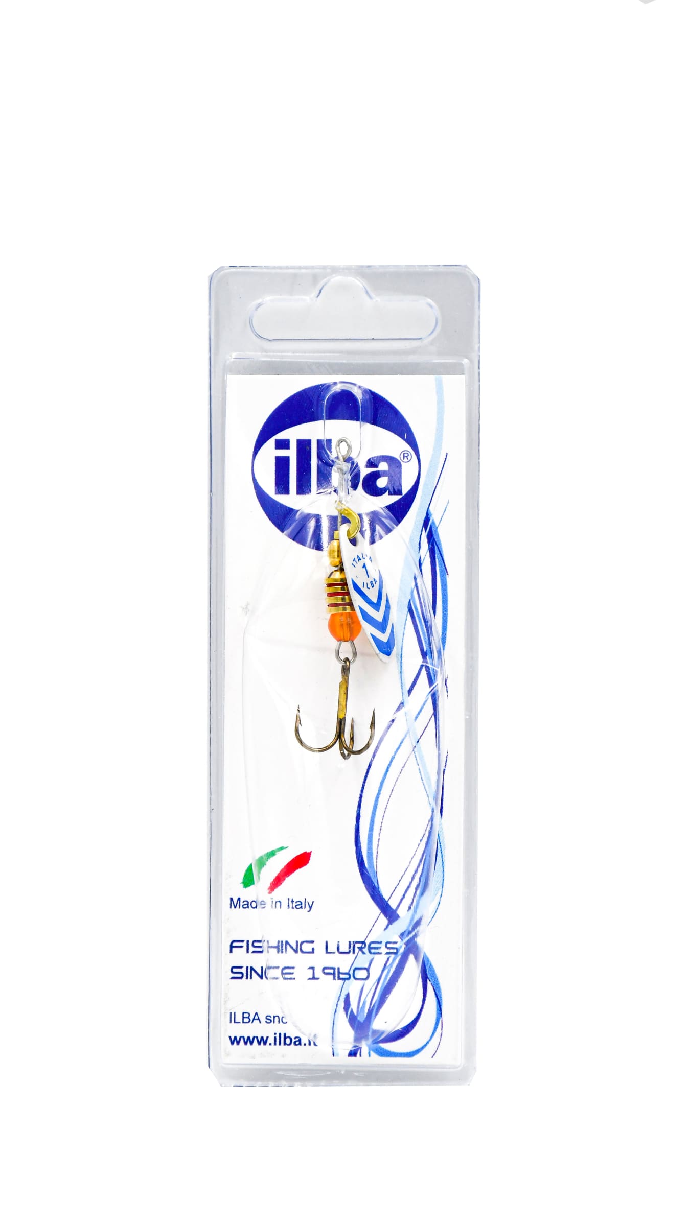 SPINNER ILBA LUNGO PEARL #1 3GRS PEARL BLUE | Uncromagnon | fishingstore