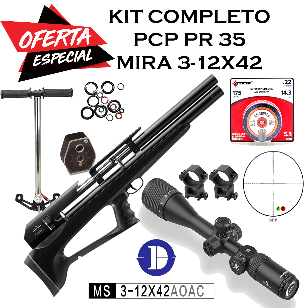 KIT PCP P35 5.5 | Uncromagnon | fishingstore