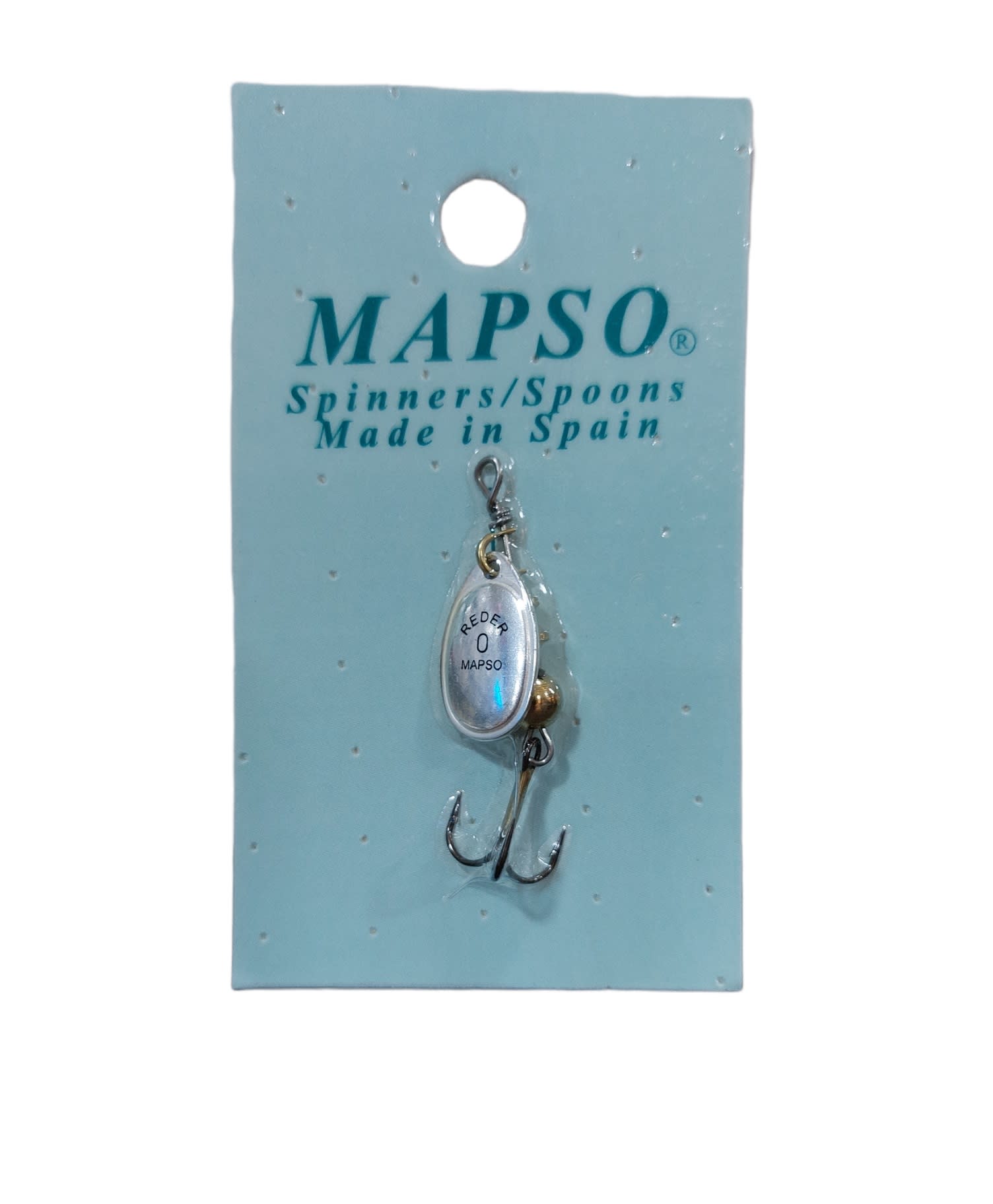 SPINNER MAPSO REDER PLATA #0 2,5-GRS | Uncromagnon | fishingstore