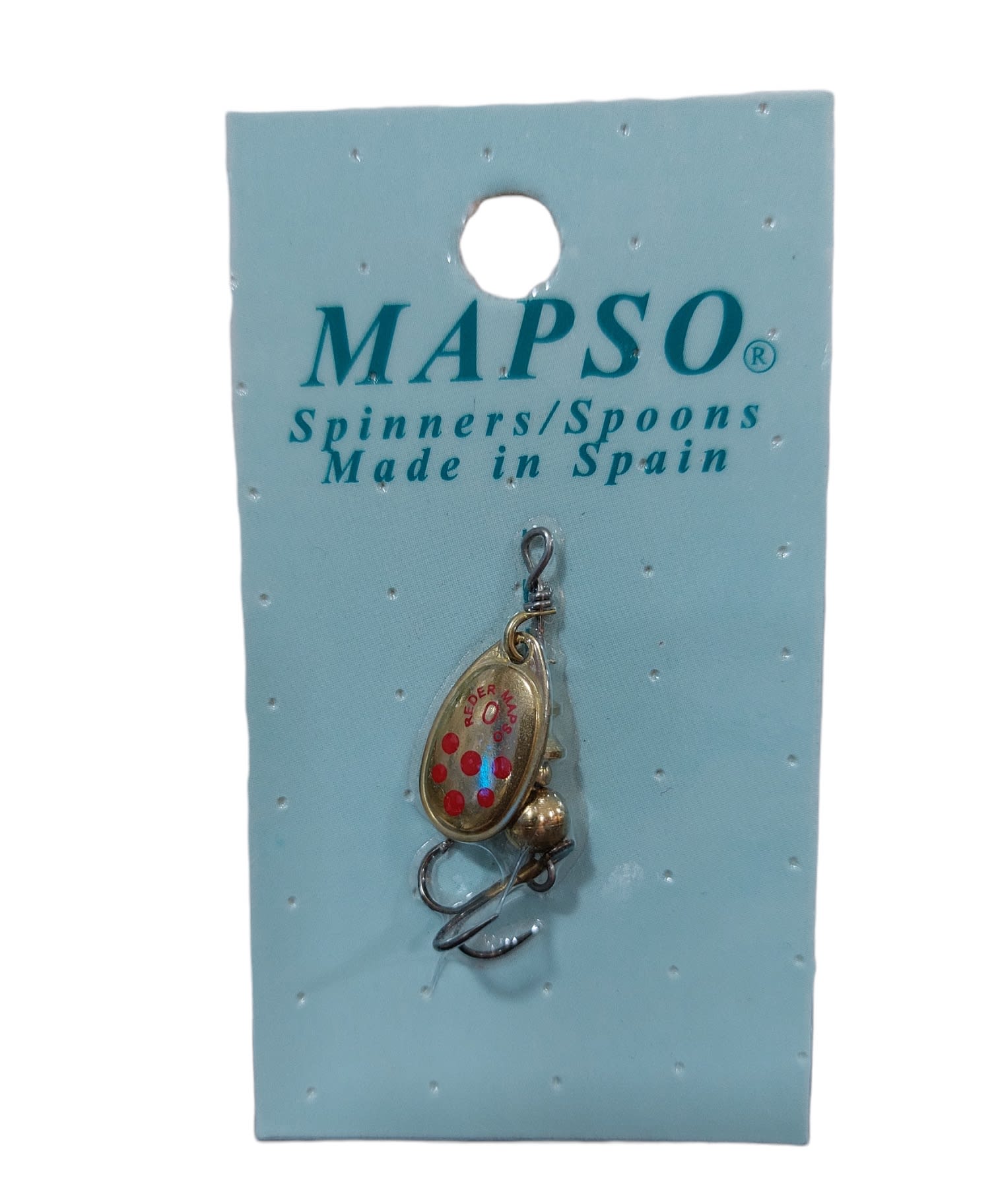SPINNER MAPSO REDER #0 PUNTO ROJO ORO 2,5 GRS | Uncromagnon | fishingstore