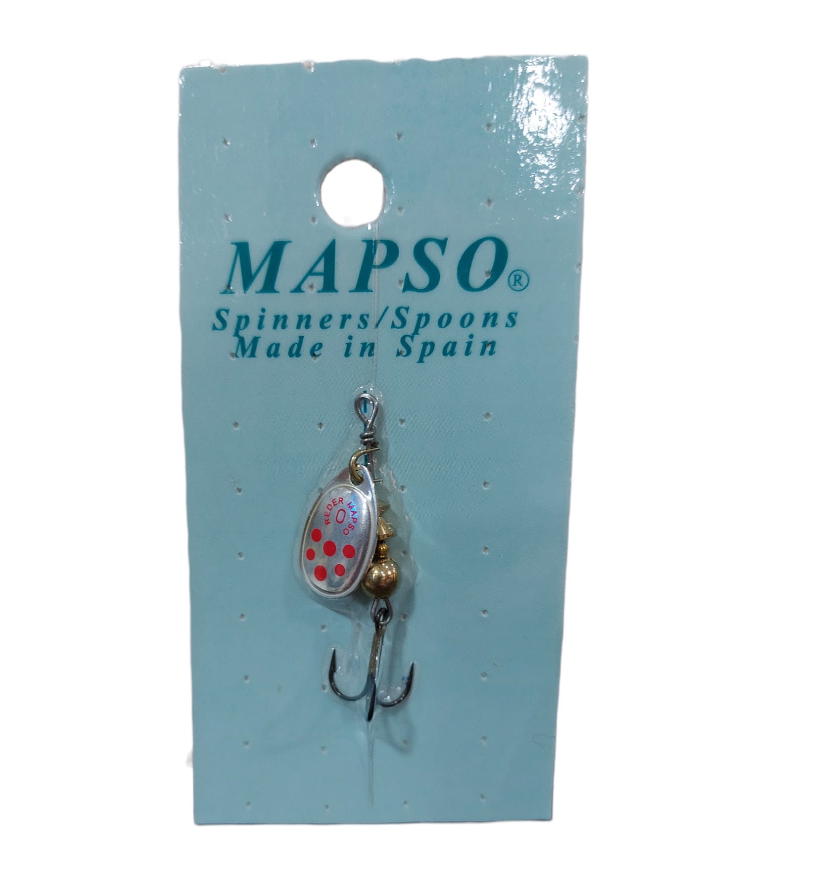 SPINNER MAPSO REDER PUNTO ROJO PLATA #0 2,5 GRS | Uncromagnon ...