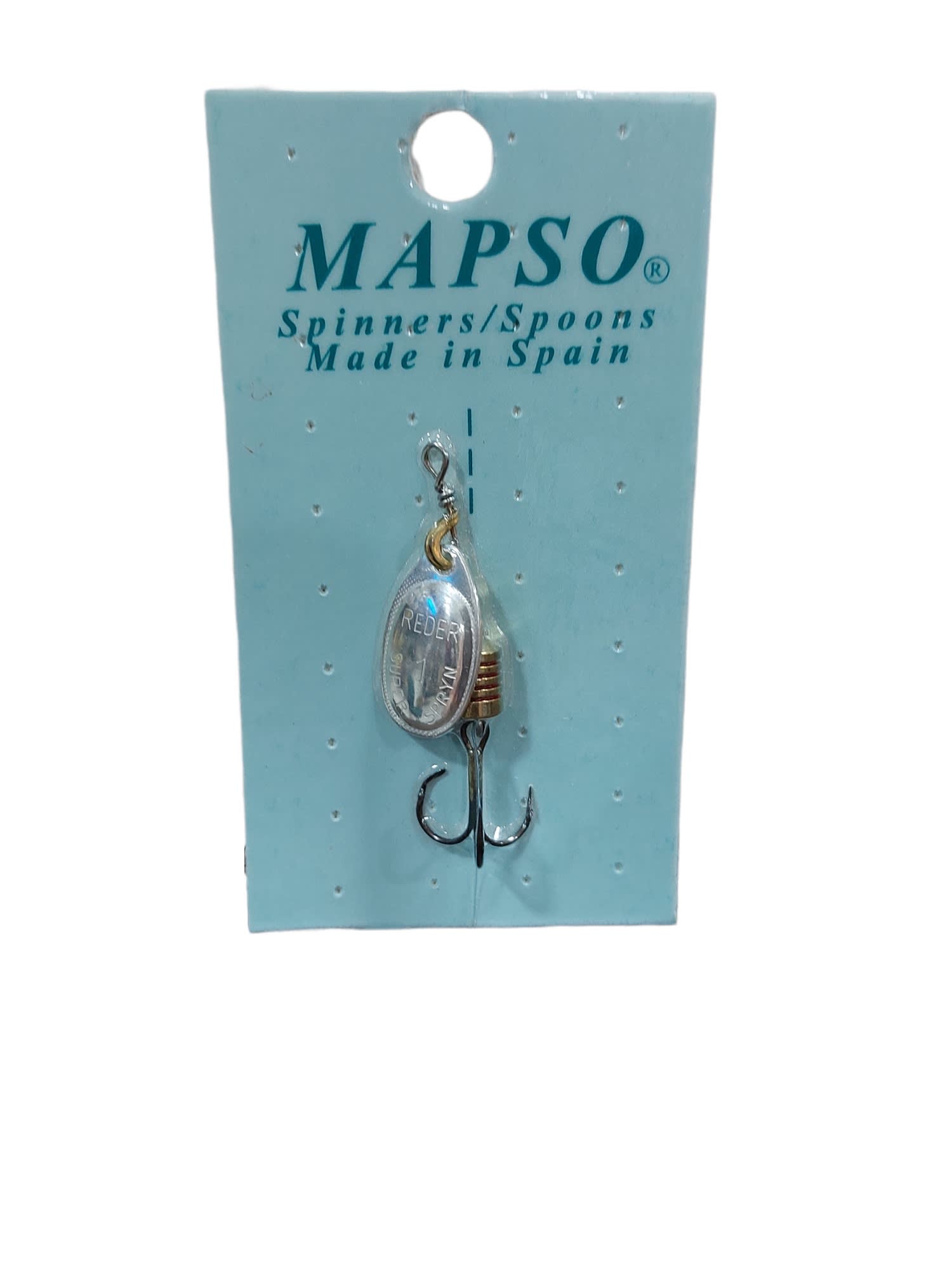 SPINNER MAPSO REDER PLATA #1 3,5 GRS | Uncromagnon | fishingstore