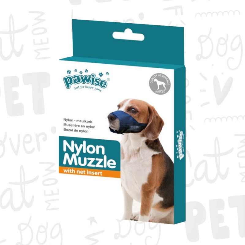 pawise Nylon Muzzle XL | Berlin Happy | Pet Shop