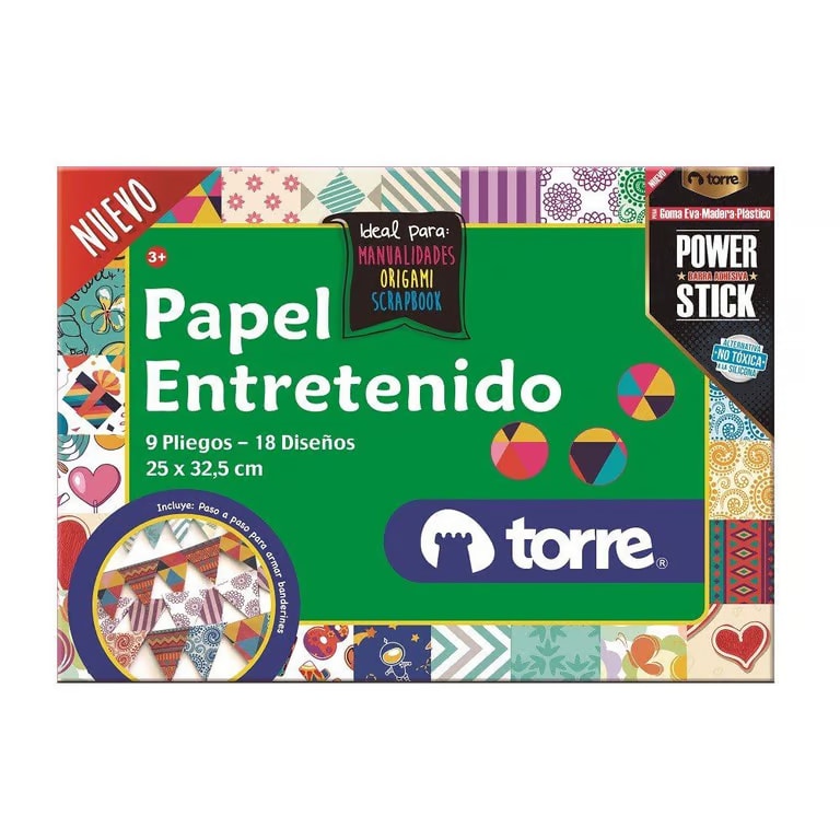 BOLSON PAPEL ENTRETENIDO TORRE IMAGIA | Bodega Outlet