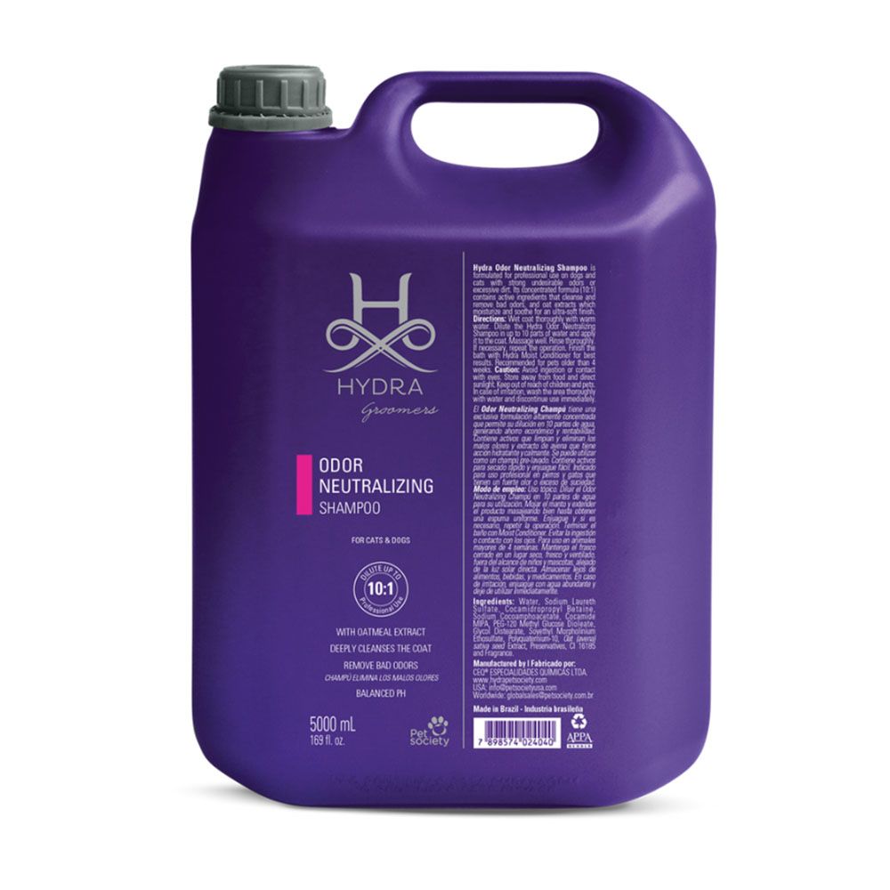 Bidón de Hydra Odor Neutralizing Shampoo 5Lt | FULLPET | Todo ...