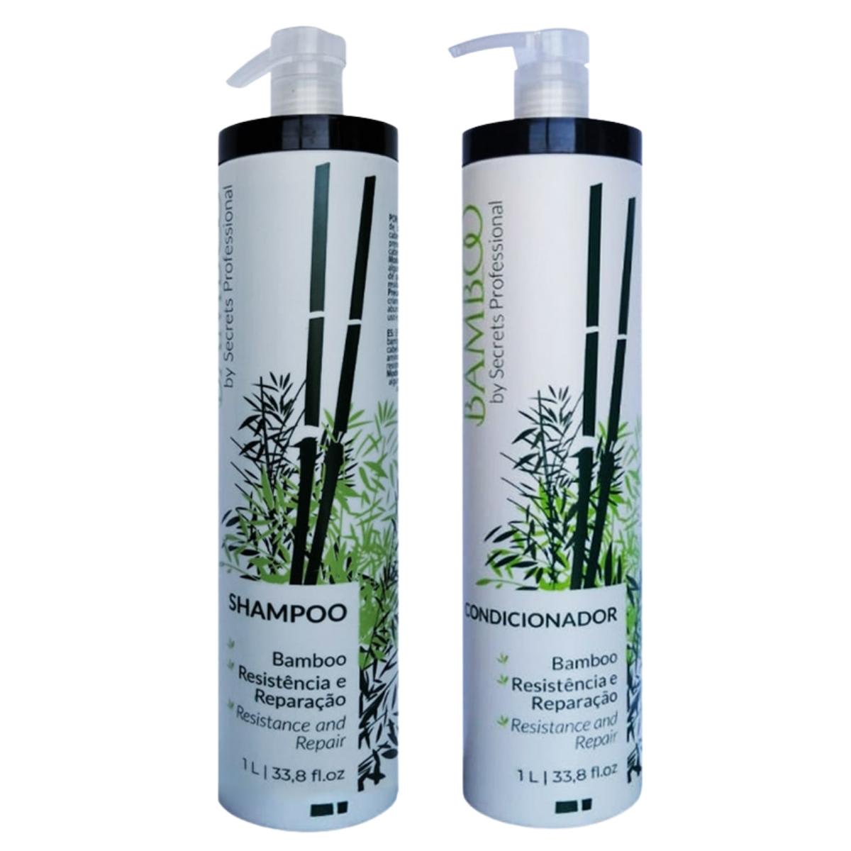Kit Shampoo y Acondicionador Bamboo 1000ml | BellasSur | Belleza y Estilo