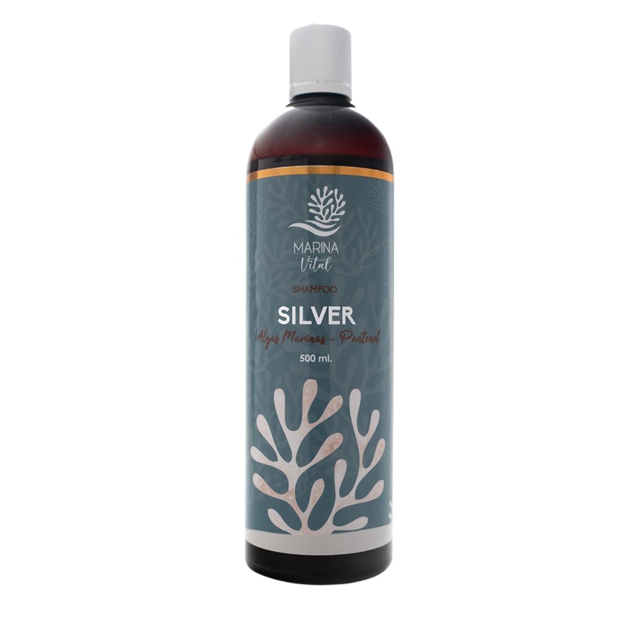 Shampoo Silver Algas Marina 500ml | BellasSur | Belleza y Estilo