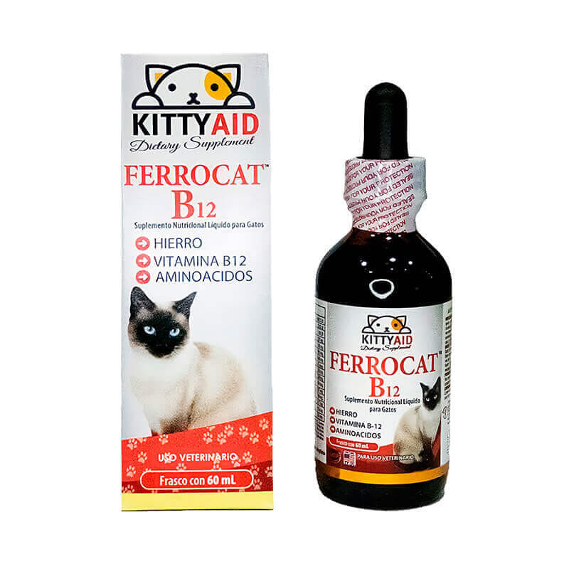 KittyAid Ferrocat B12 | Farmacia Veterinaria My Pets Oquiz