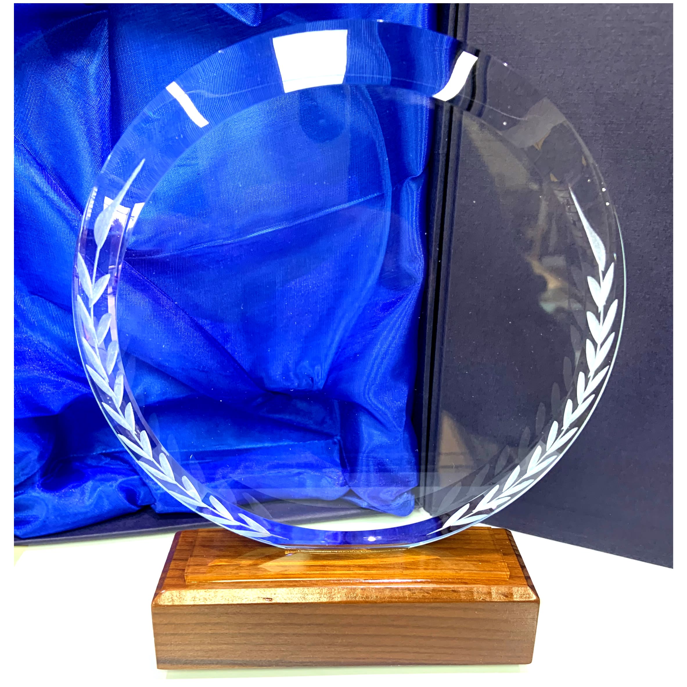 GALVANO CRISTAL MADERA GCM-101 | CENTROMARCO | Trofeos & Deportes