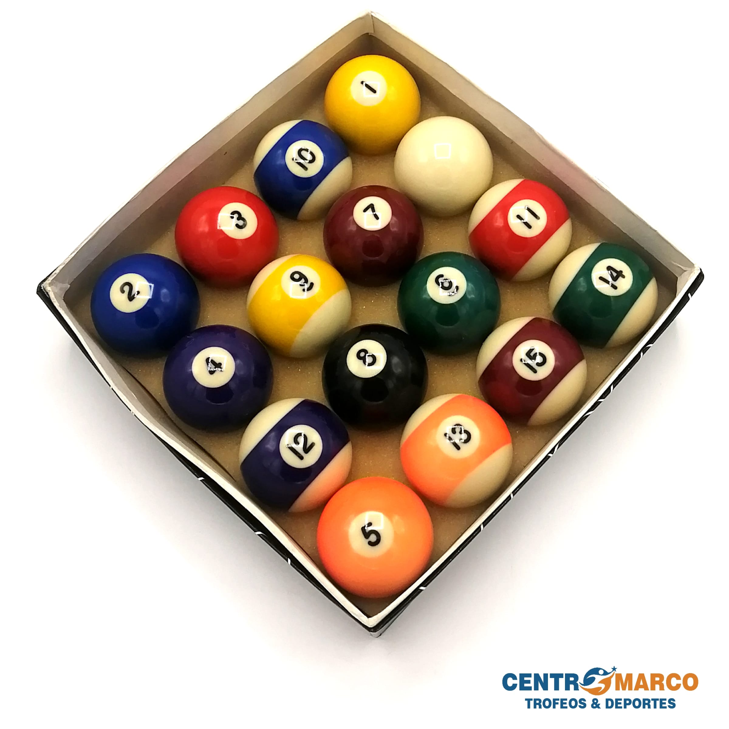 Bolas Pool 2" | CENTROMARCO | Trofeos & Deportes