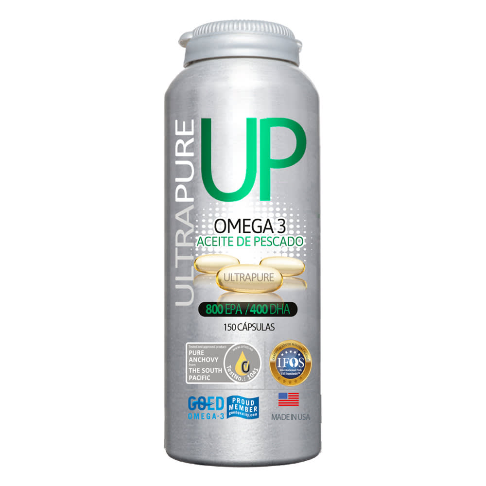 UP Omega 3 Ultra Pure 800 EPA 400 DHA | Nutre y Entrena