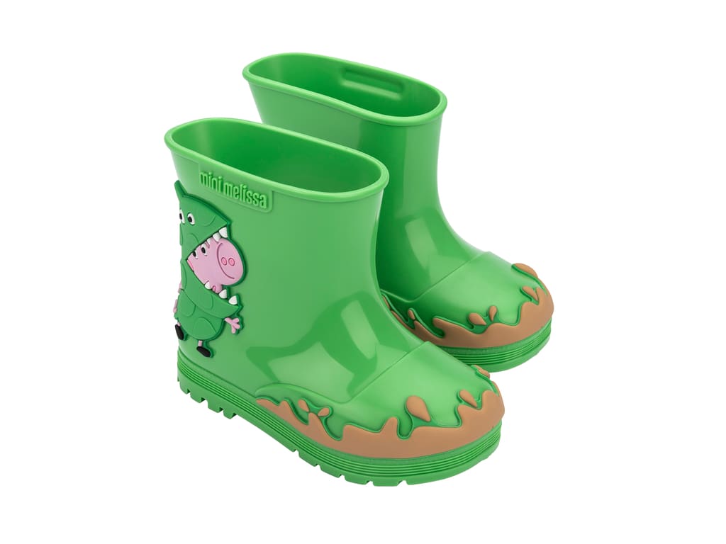 MINI MELISSA WELLY + PEPPA PIG BB VERDE/BEIGE | Melissa