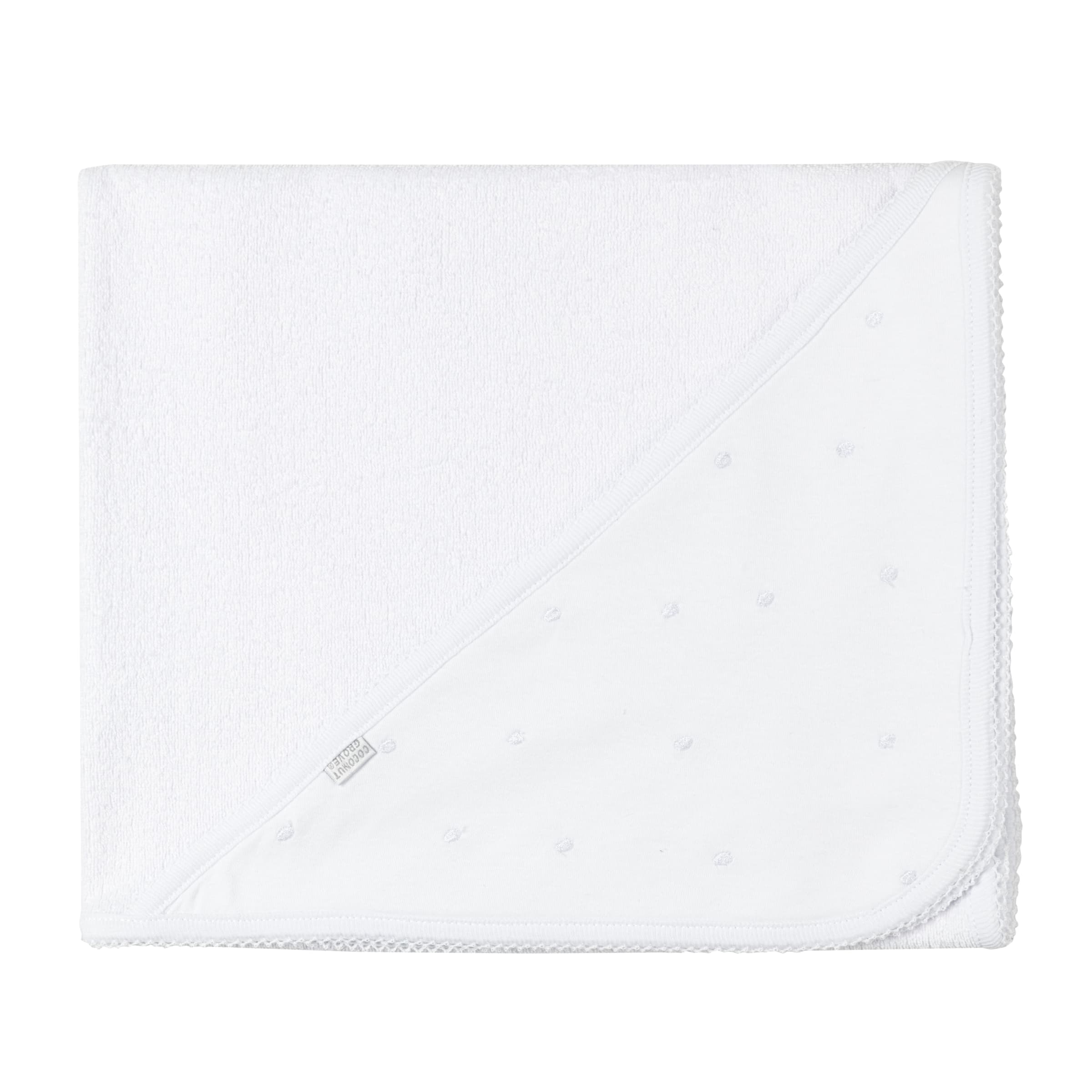 TOALLA BEBE LUNAR BLANCO | COCONUT GROVE