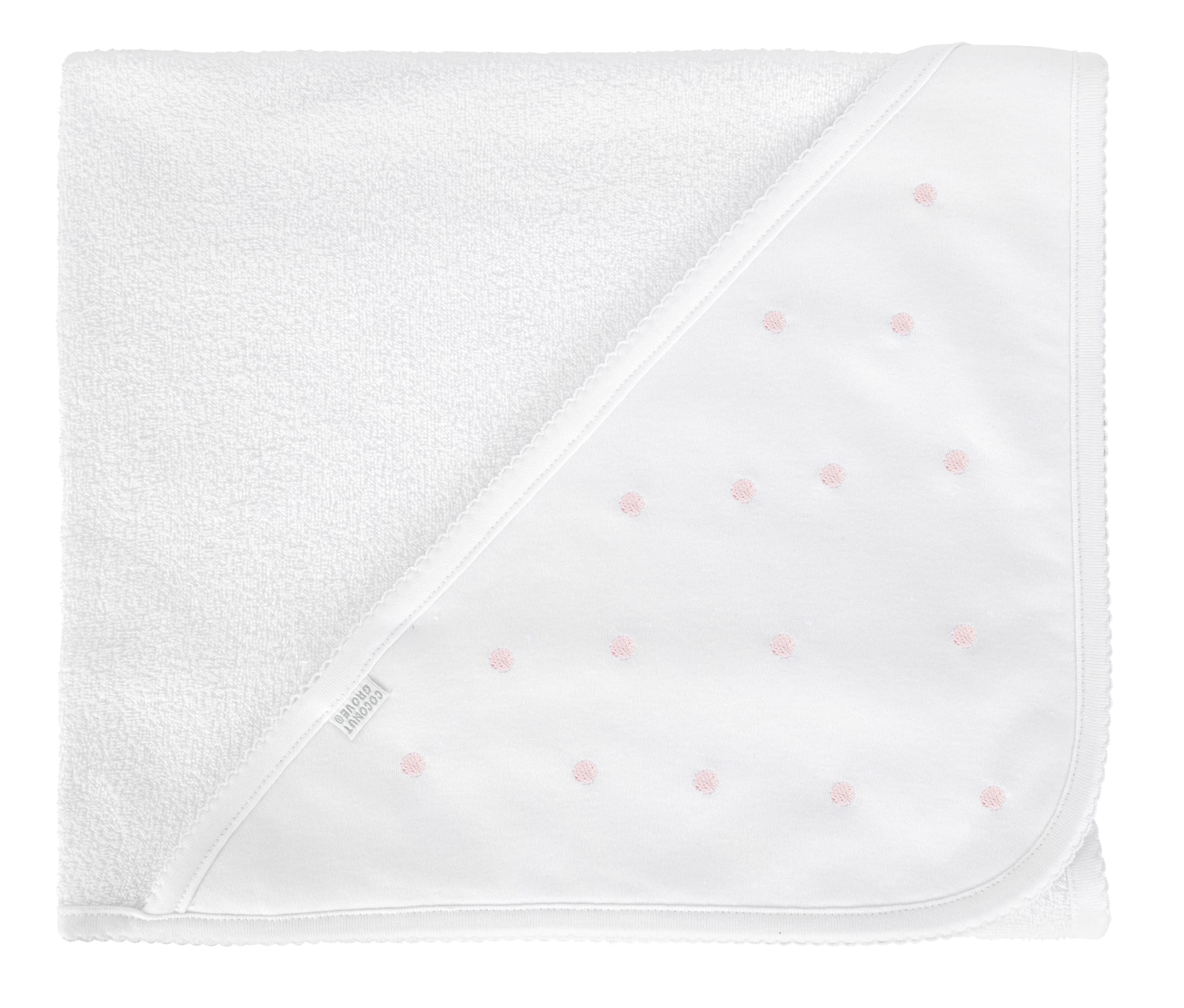 TOALLA BEBE LUNAR ROSADO | COCONUT GROVE