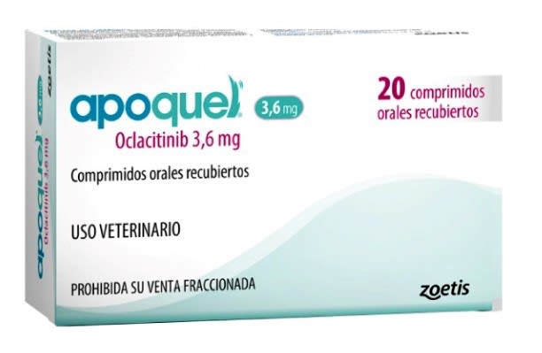 Apoquel 3,6 mg 20 comprimidos | Farmacia Veterinaria Arkanet